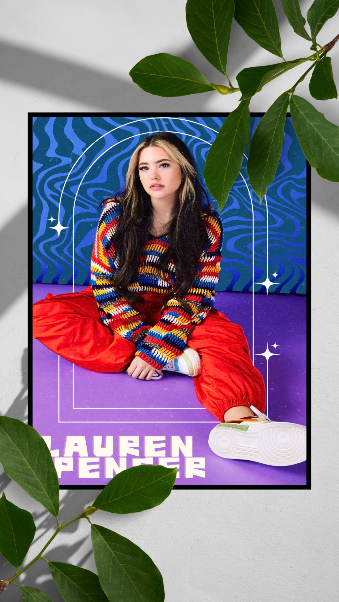 Lauren Spencer Poster Celebrity Poster Digital Artwork INSTANT Download ...