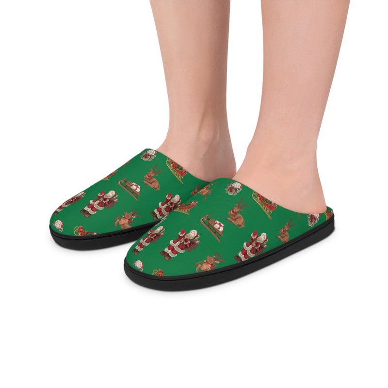 Christmas Slippers - Etsy