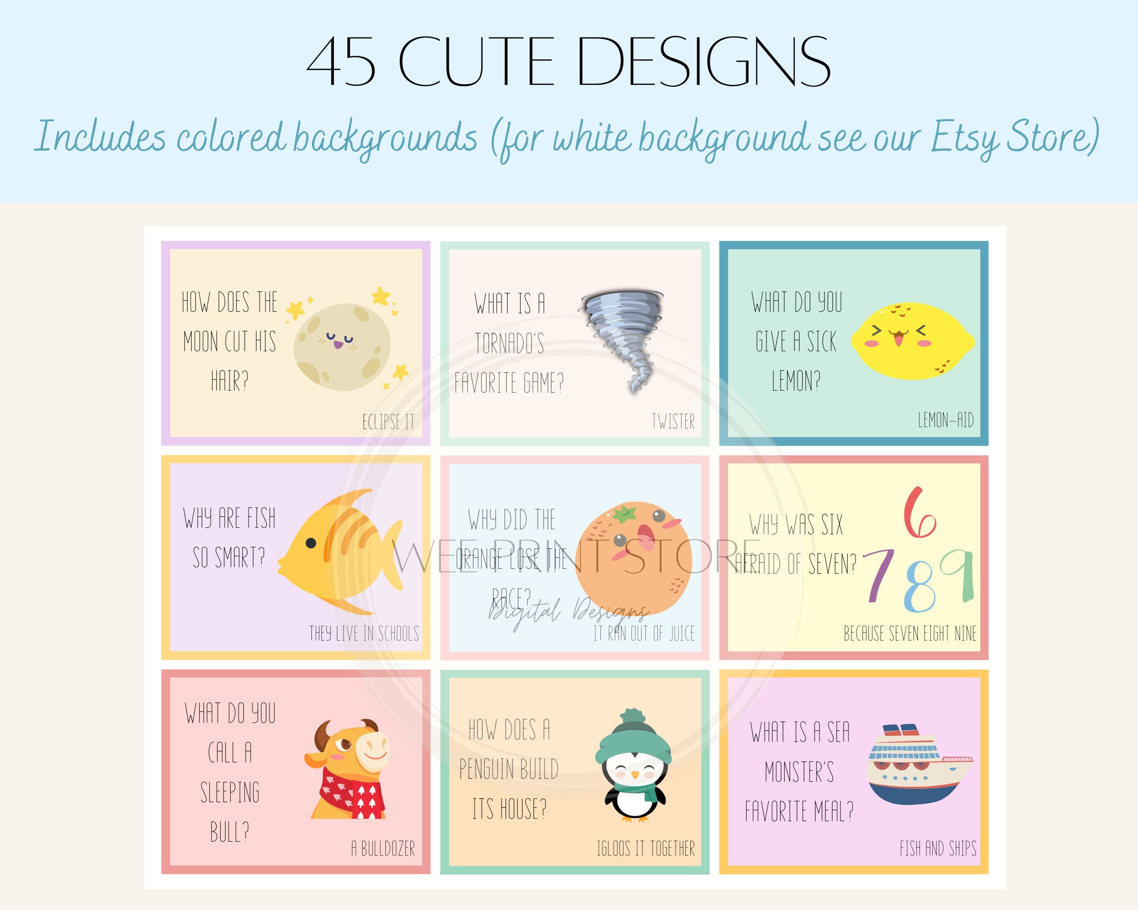 Cute Lunchbox Notes, Kids Lunchbox Jokes, Spring Lunch Box Notes ...