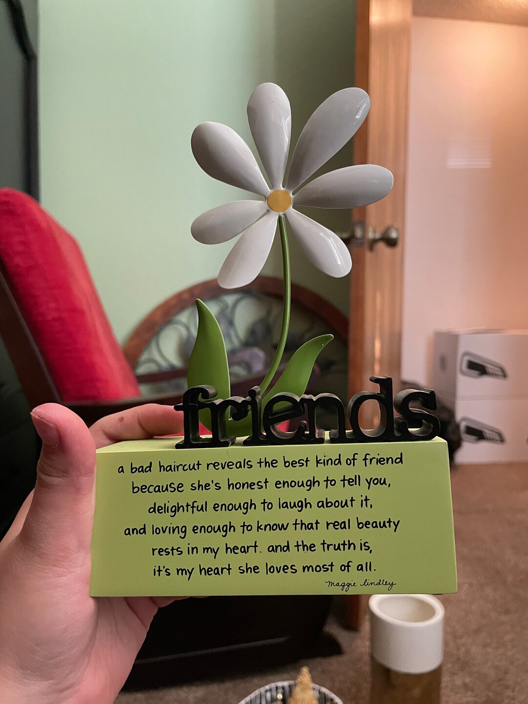 Friends Daisy Poem - Etsy