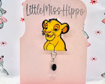 Disney the Lion King Simba, Timon & Pumba ID Badge Reel - Etsy