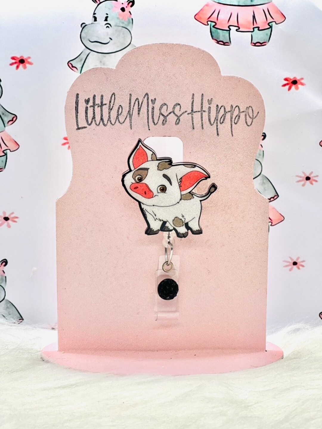 Pua Moana Retractable ID Badge Reel Nurse Teacher Office Badge Reel - Etsy