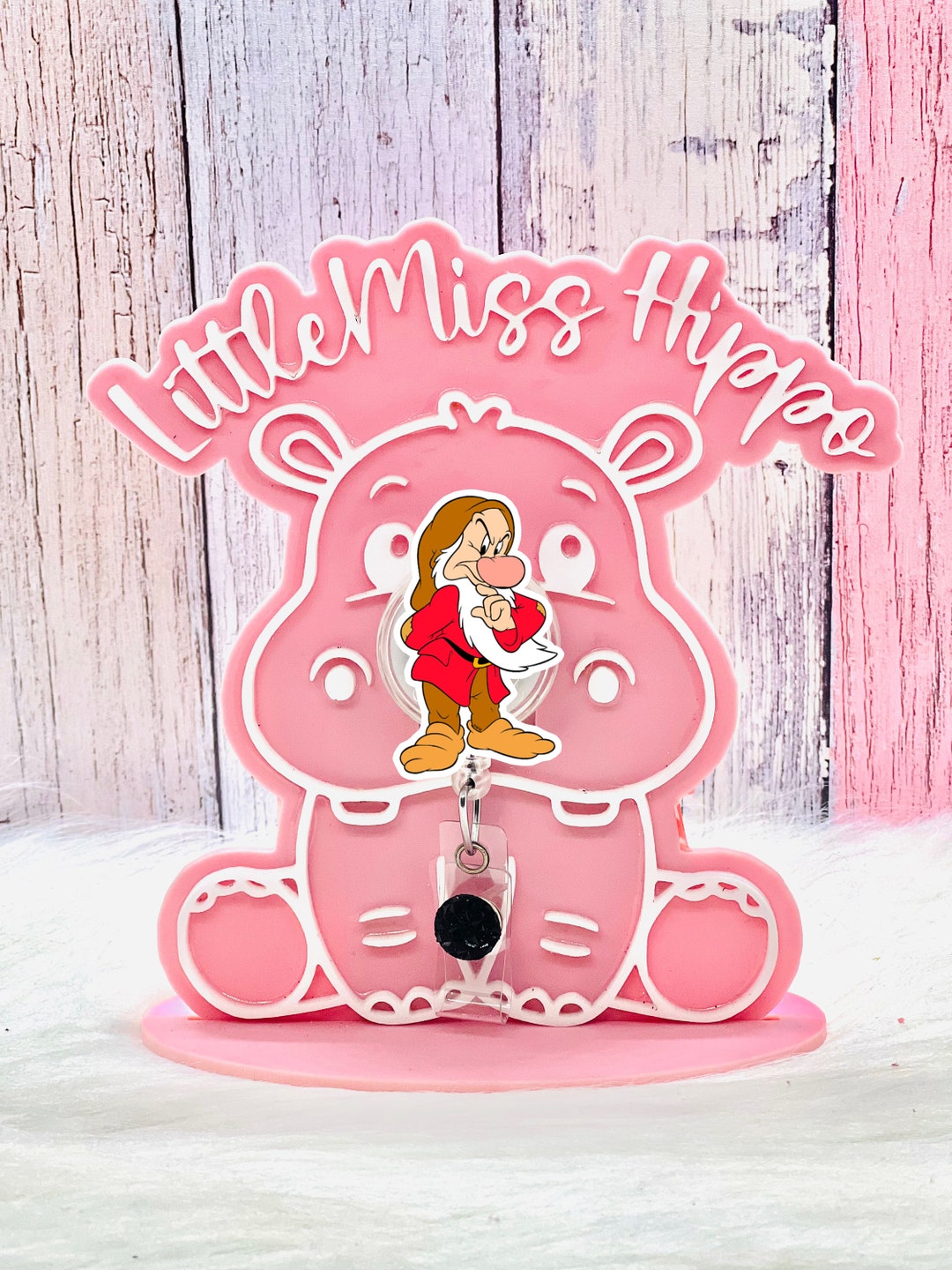 Grumpy From Snow White Retractable Badge Reel - Etsy