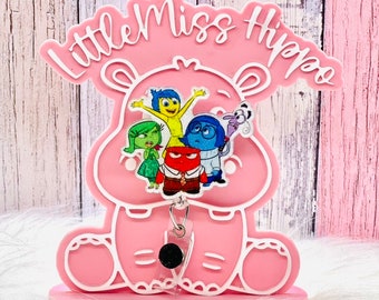 Sadness From Disneys Inside Out ID Badge Reel - Etsy