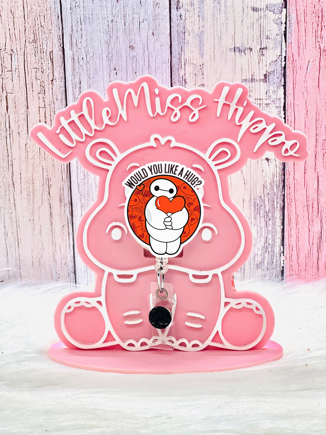 Baymax Hug Big Hero 6 Badge Reel - Etsy