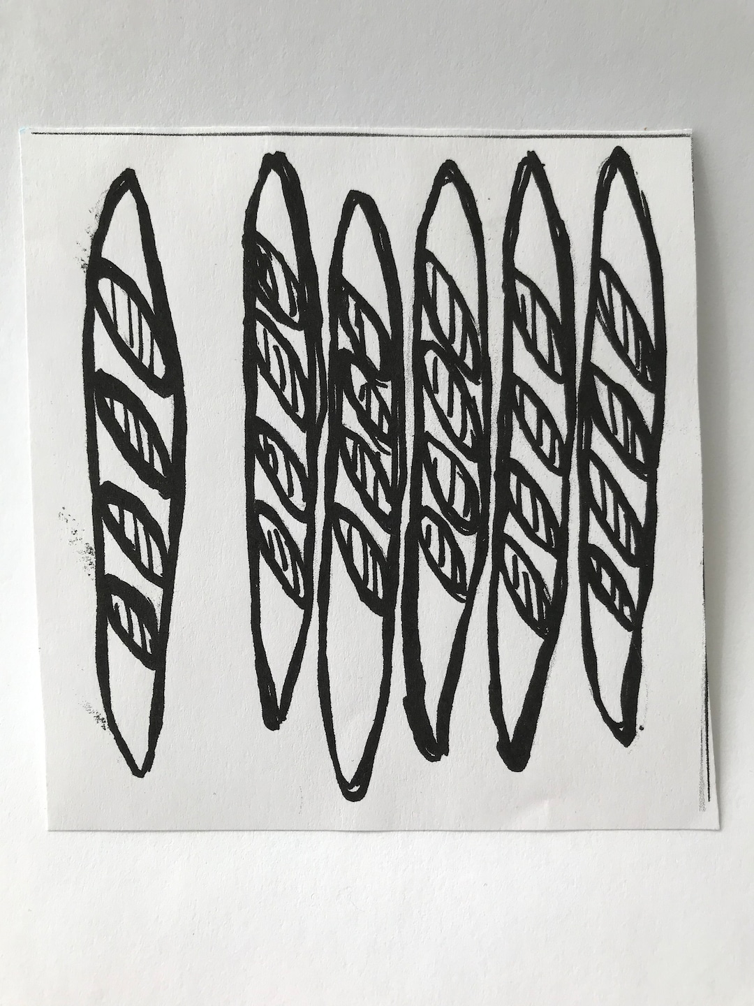 Baguettes - 4" X 4" Sticker - Etsy