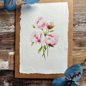 Vintage Spring Flower Watercolor Card Set • Spring Cards • Floral Note ...