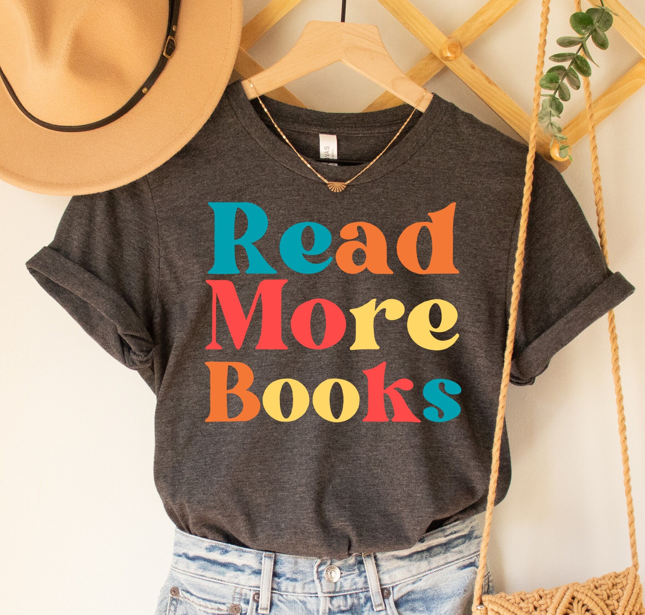 Read More Books Shirt Bookish Shirt Book Lover Librarian T-shirt ...