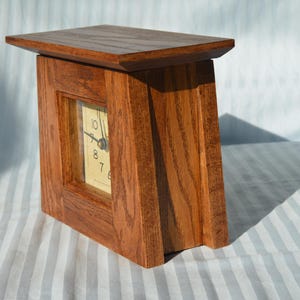Mission Style Mantle Clock - Etsy