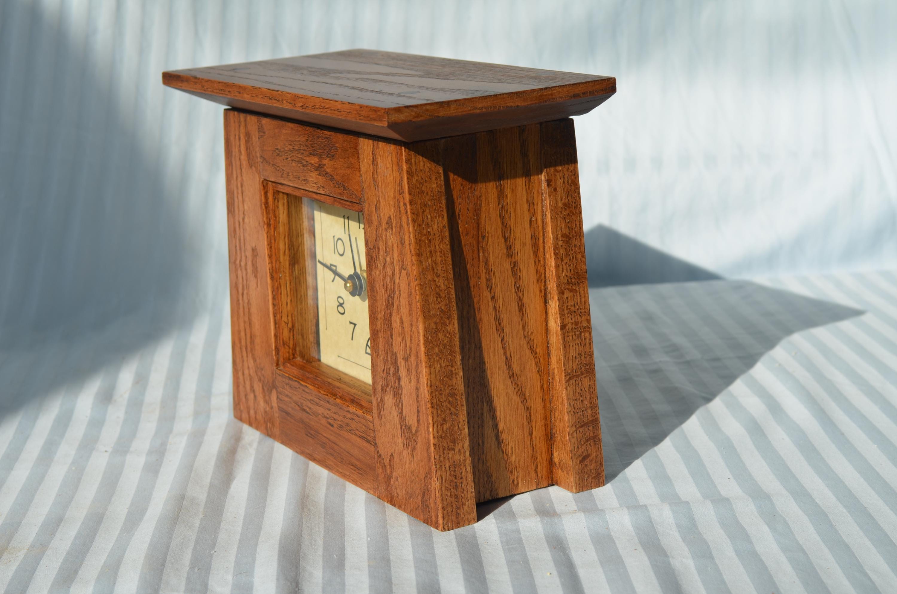 Mission Style Mantle Clock - Etsy