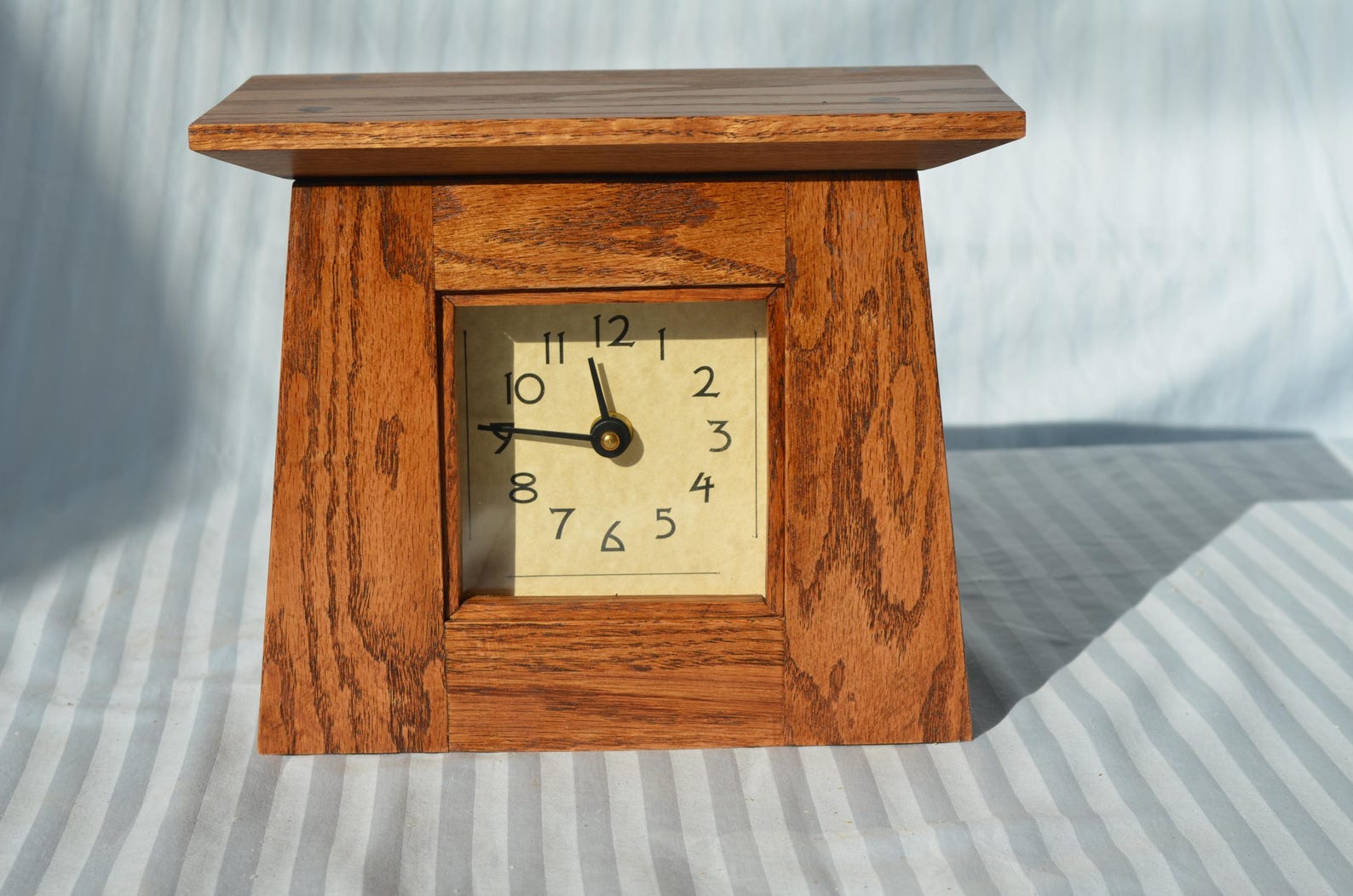 Mission Style Mantle Clock - Etsy