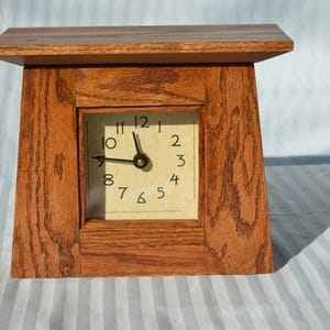 Mission Style Mantle Clock - Etsy