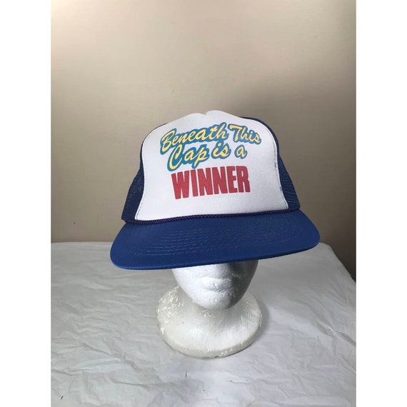 Vintage winner mesh trucker snapback hat cap - Gem