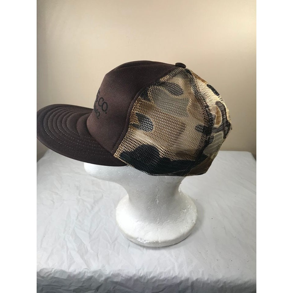 Vintage Camo Trucker Mesh Snapback Hat Cap - Etsy