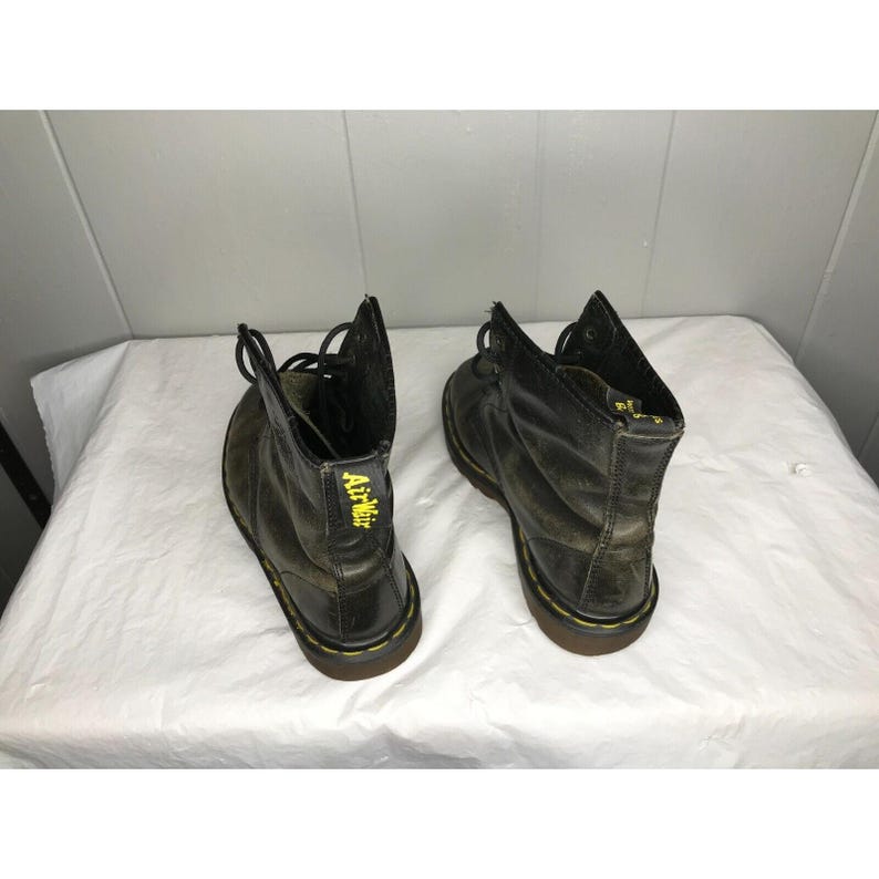 Vintage 90s Dr. Martens Doc 1460 8 Eye Boots Black Leather Wmn US 6 ...