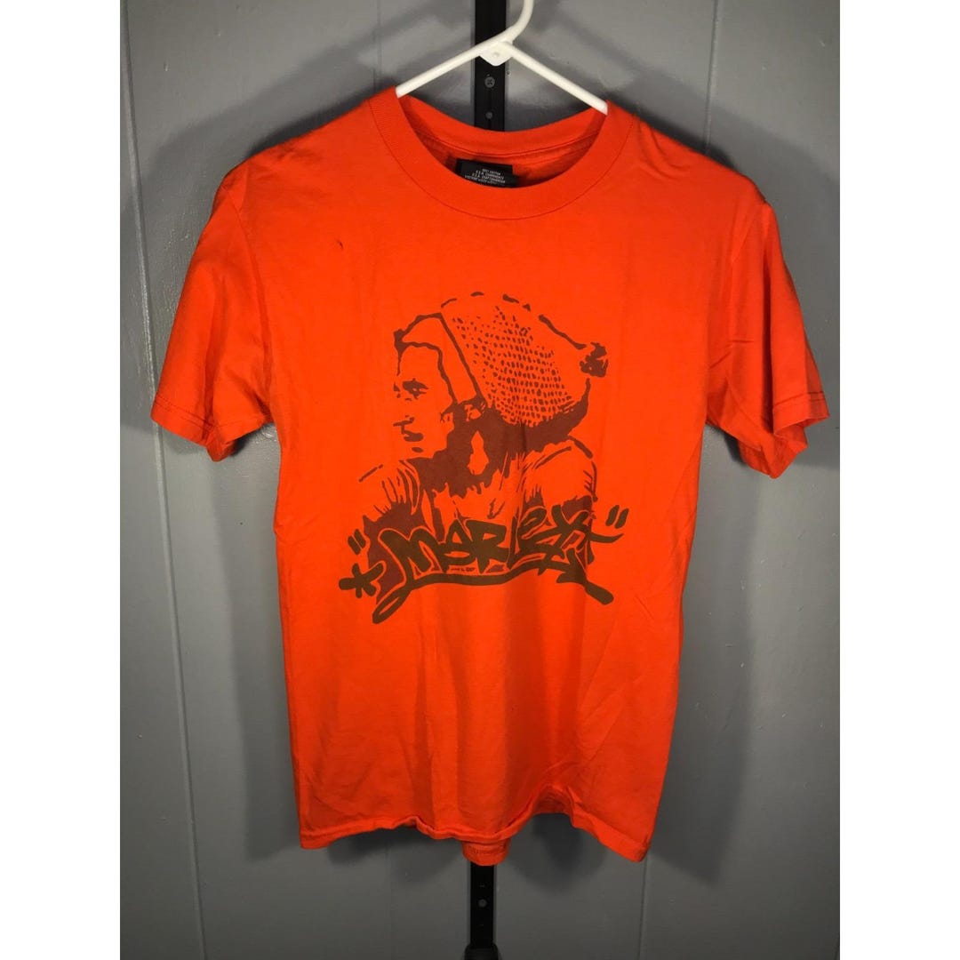 Vintage 90s Bob Marley Stencil Graffiti Zion Train T-shirt Jah Reggae ...