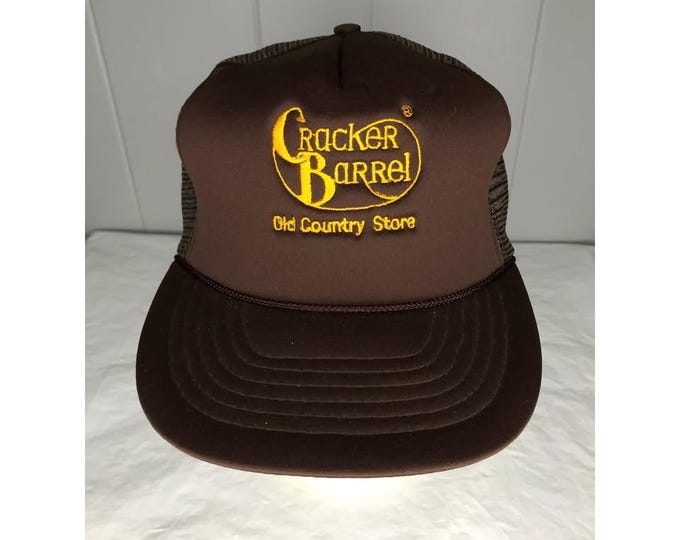 Vintage Cracker Barrel Country Store Trucker Mesh Snapback Hat Cap - Etsy