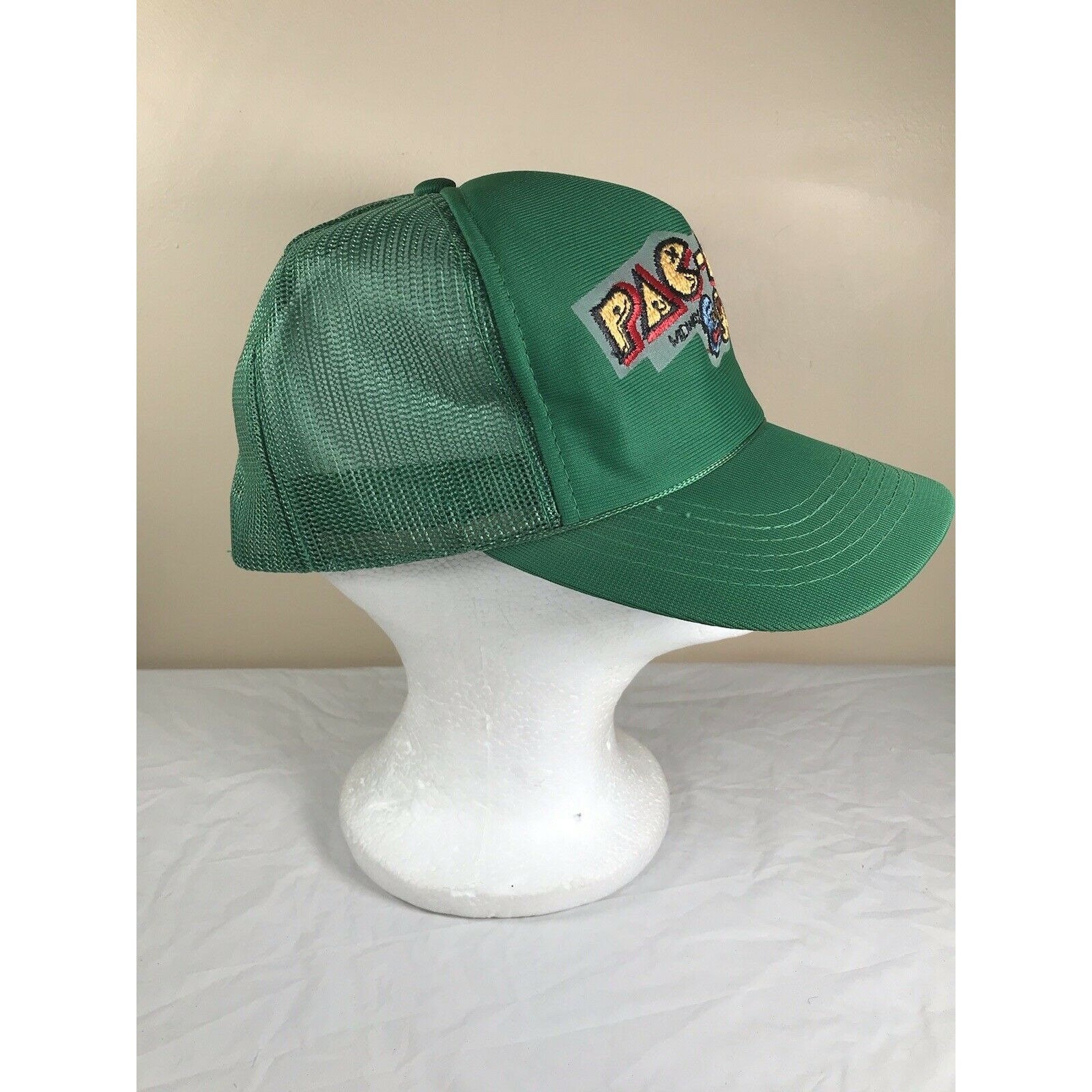 Vintage PAC-MAN Midway 1981 Sewn Snapback Trucker Baseball Hat Cap EUC ...