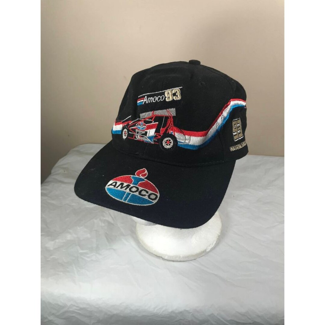 Vintage Amoco Oil Racing Hat Cap - Etsy