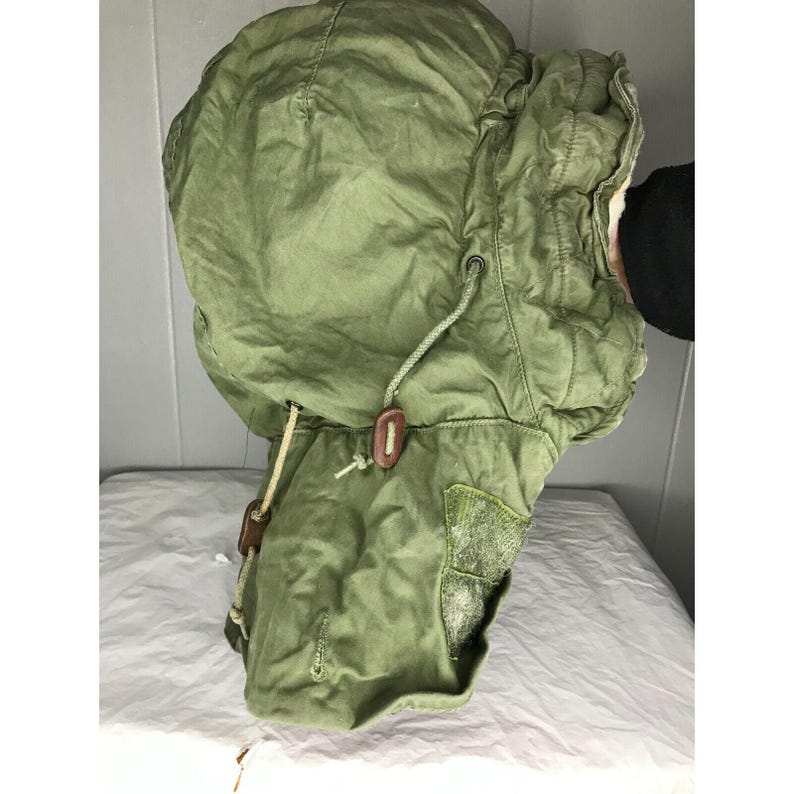 Vintage US Military Hood Extreme Cold Weather W/synthetic Fur Ruff ...