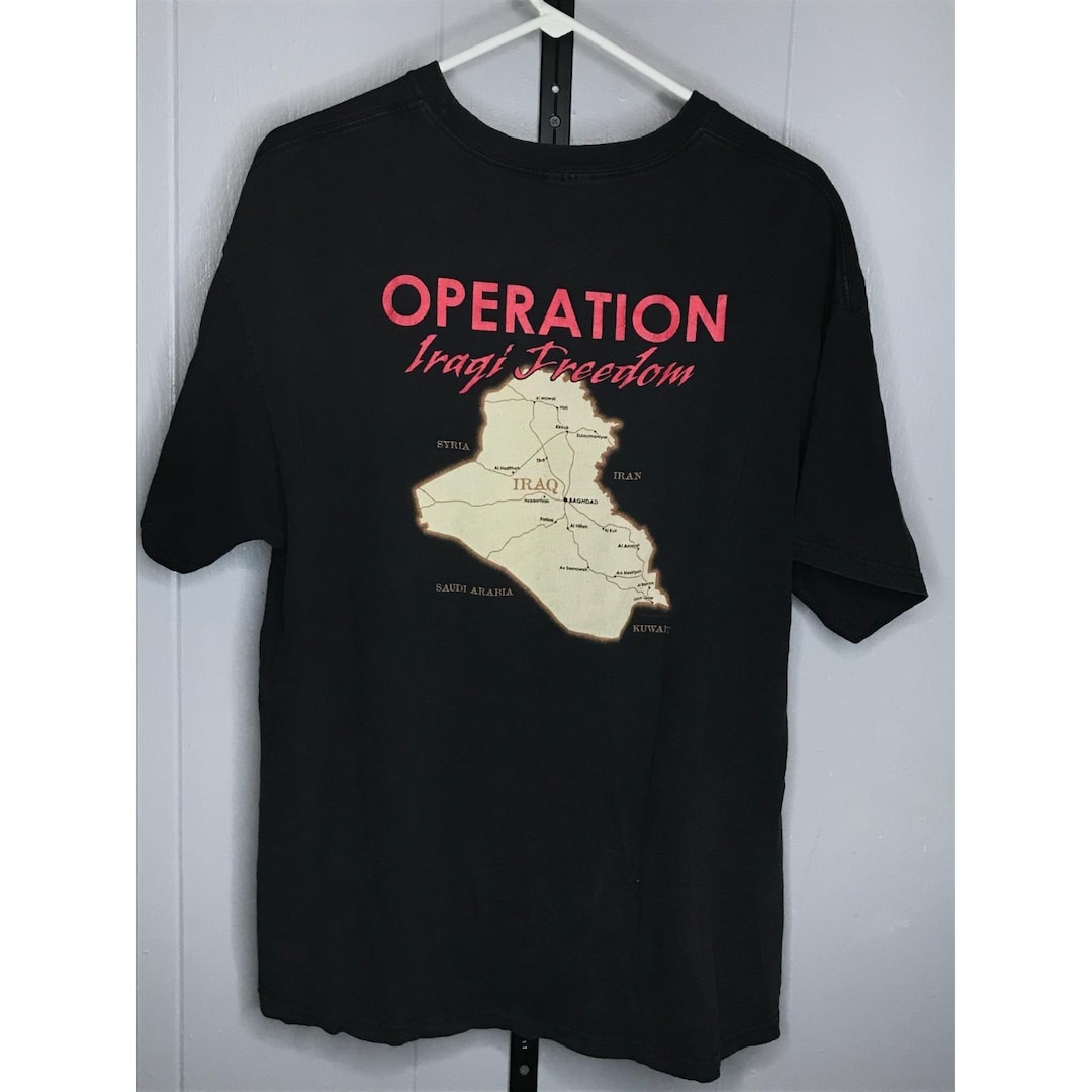 Vintage 2003 Operation Iraqi Freedom Iraq War Middle Eastern History T ...