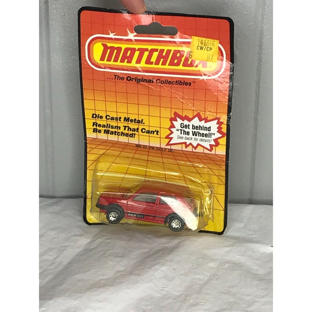1983 Matchbox Mb33 33 VW Golf Gti Macau 8 Hole Chrome Wheels NIB NOS - Etsy
