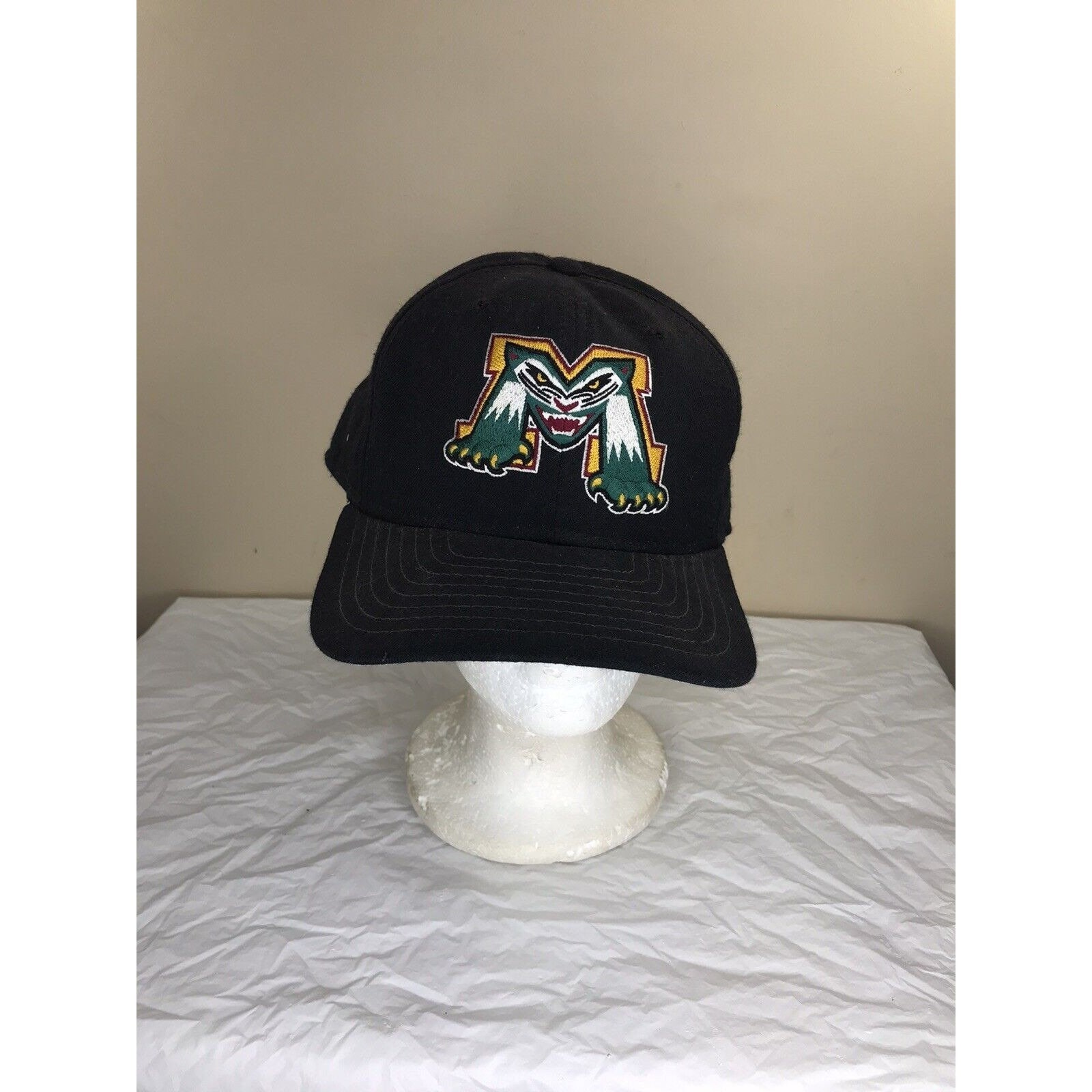 Vintage Michigan Battle Cats New Era Snapback Hat Cap Milb Minor League ...