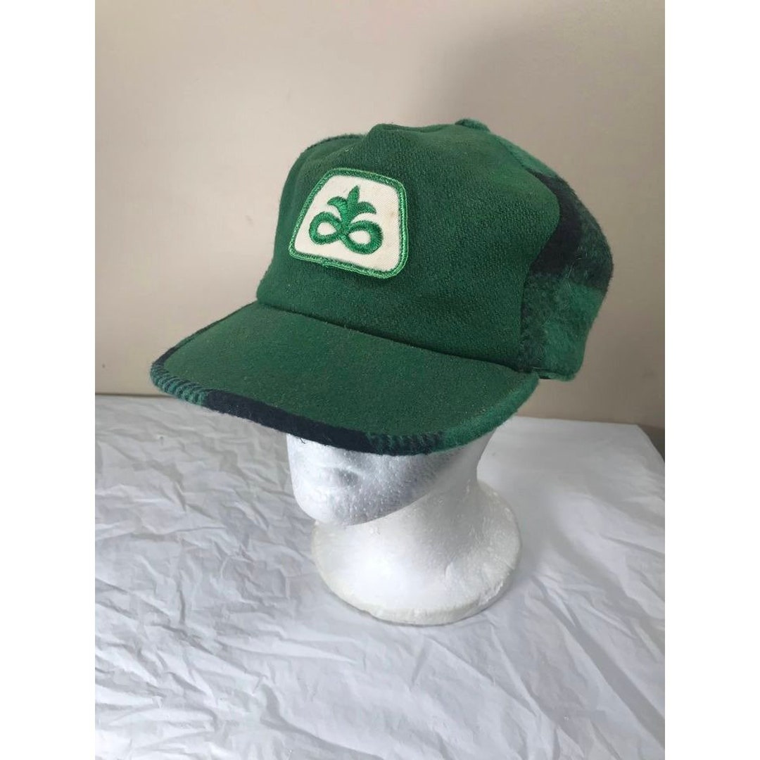 Vintage Pioneer Farming Seed Plaid Winter Hat Cap Sz 7 1/8 - Etsy