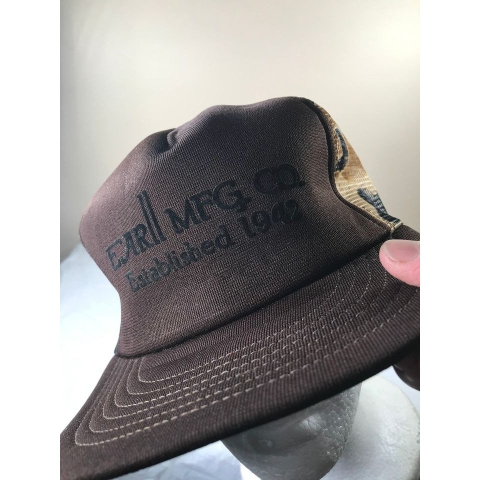 Vintage Camo Trucker Mesh Snapback Hat Cap - Etsy