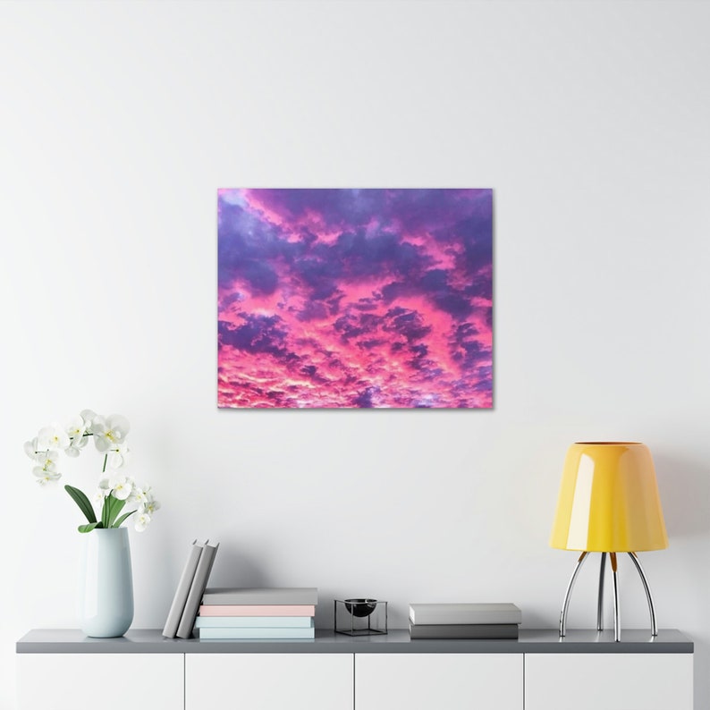 Purple Sky Canvas - Etsy