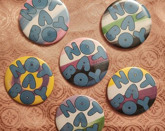 1.5 Round Gender and Sex Buttons, Transgender Button, Intersex Button ...