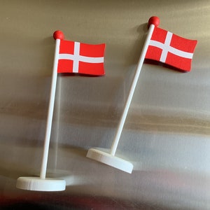 Dannebrog, Danish Flag 2 Pcs Table Decor - Etsy