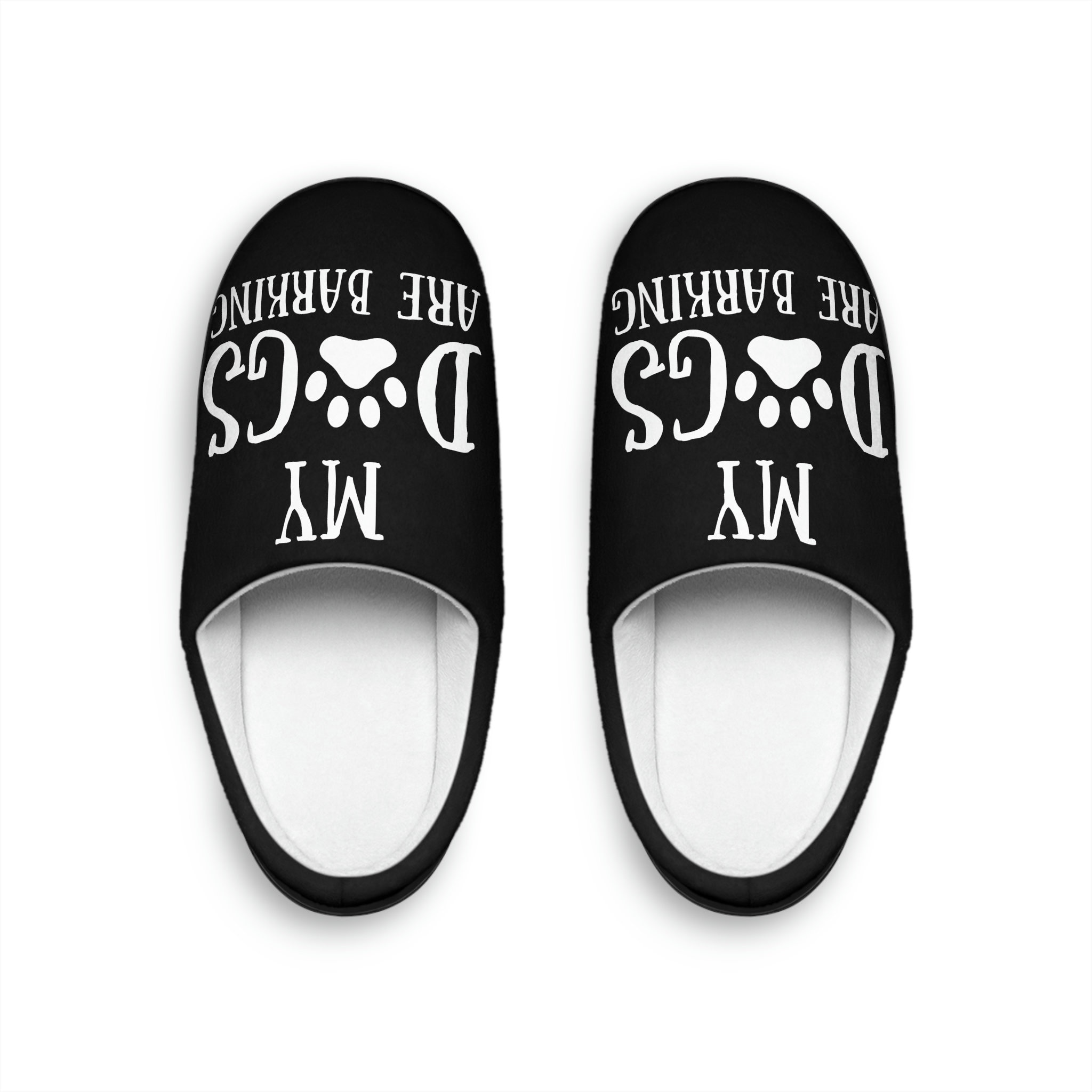 My Dogs Are Barking Indoor Slippers - Etsy