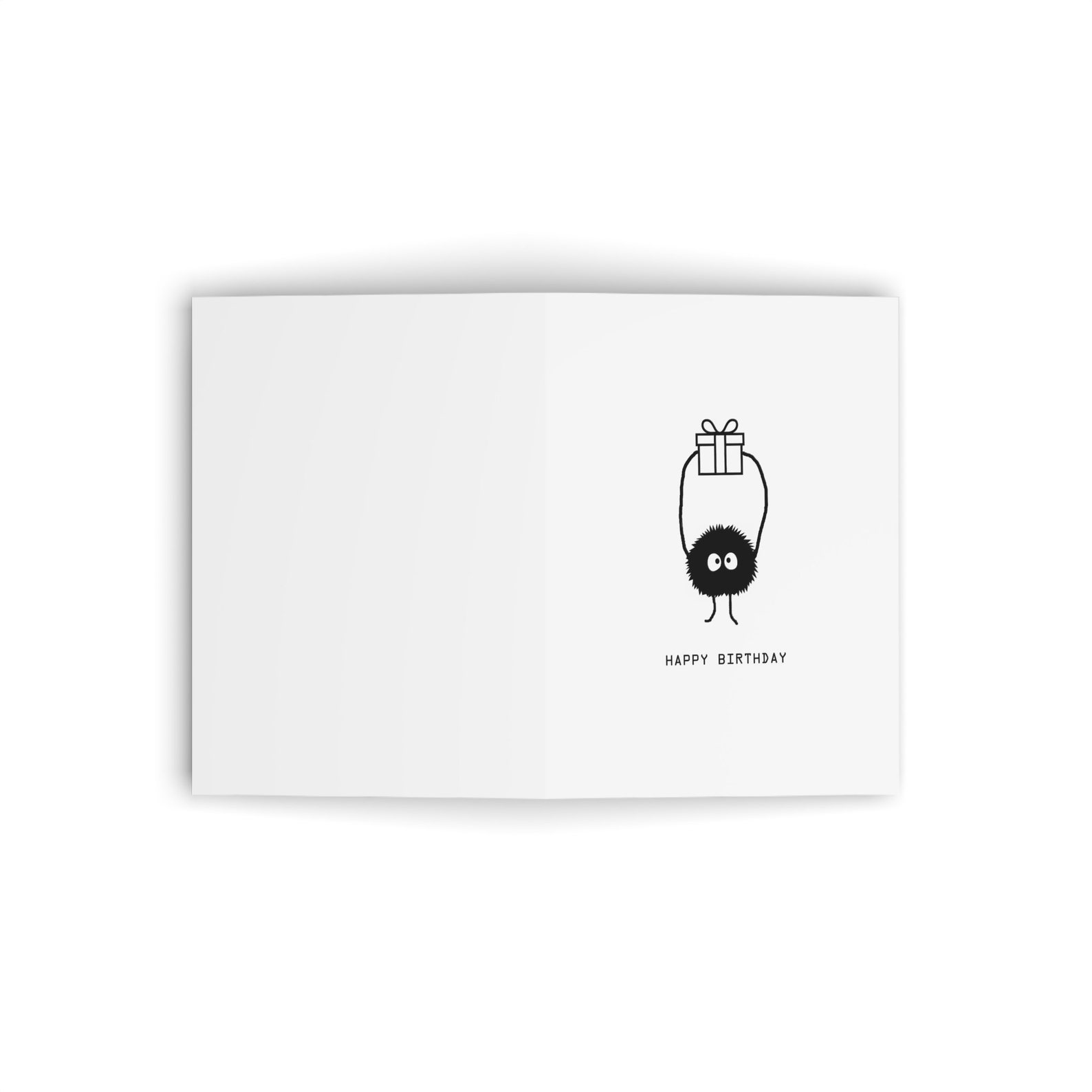 Soot Ball Studio Ghibli Spirited Away Totoro Birthday Card - Etsy