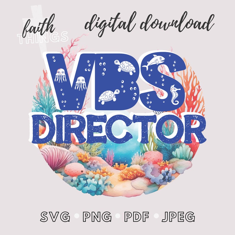 VBS Director Png - Vacation Bible School Shirt - Scuba - Children's ...