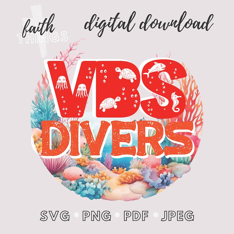 VBS Divers Png - Vacation Bible School Shirt - Scuba - Children's ...