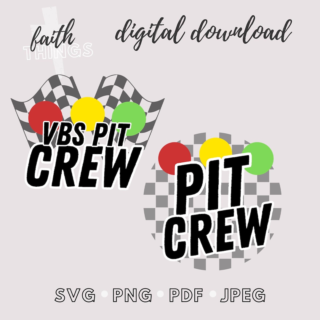 Racing VBS Pit Crew - 2 PNG Designs - Racing VBS - Vacation Bible ...