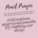 Pencil Prayer Printable PDF - Back to School Tags - Engraved Pencils ...