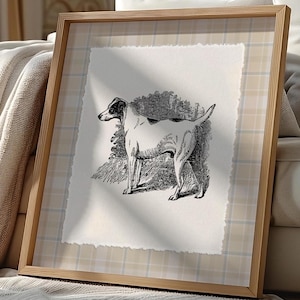 Vintage Style Dog Nursery Print, Hunting Dog Decor, Antique Dog Art ...