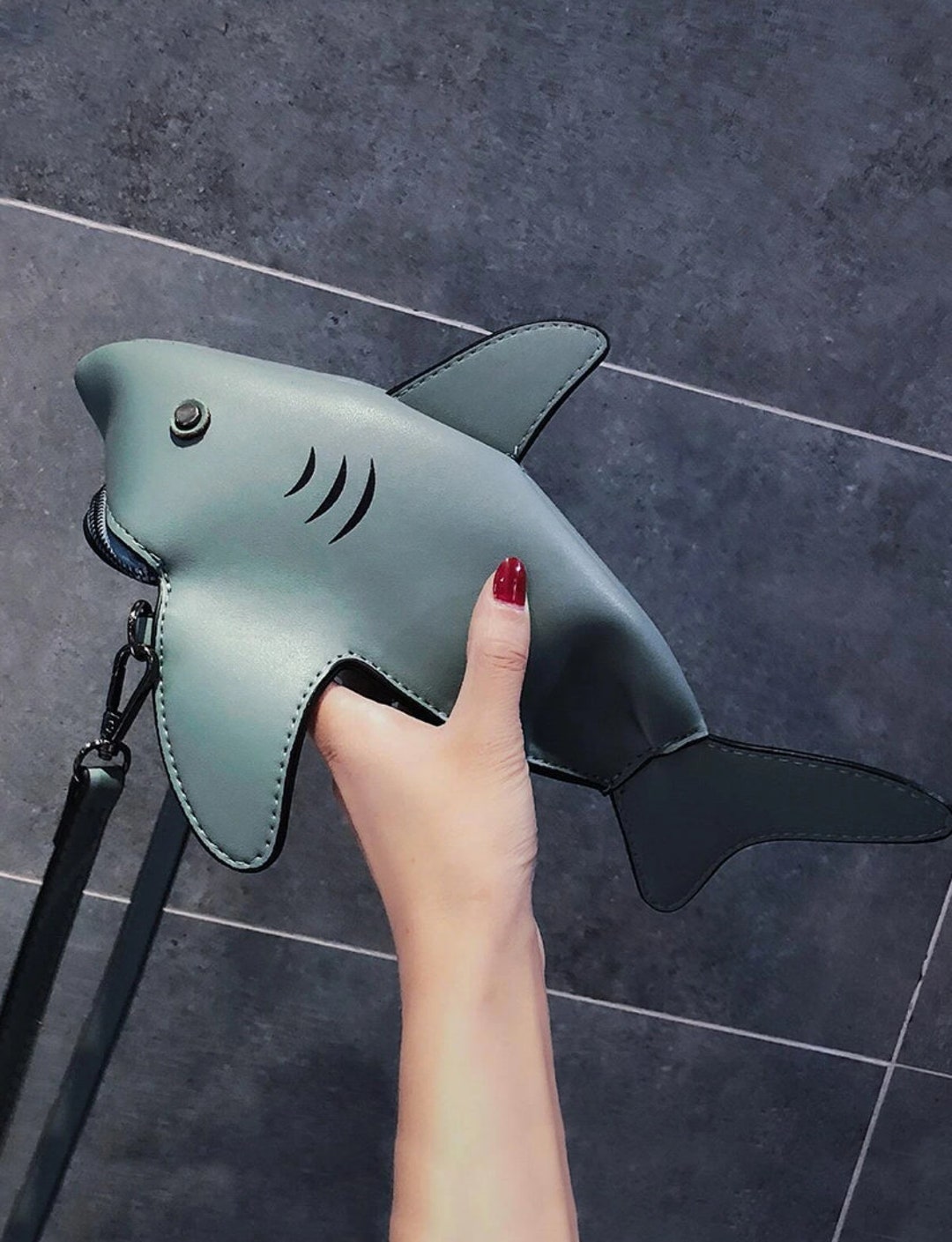 Shark Design Novelty Bag,shar Bag,crossbody Bag,novelty Bag,fish Bag ...