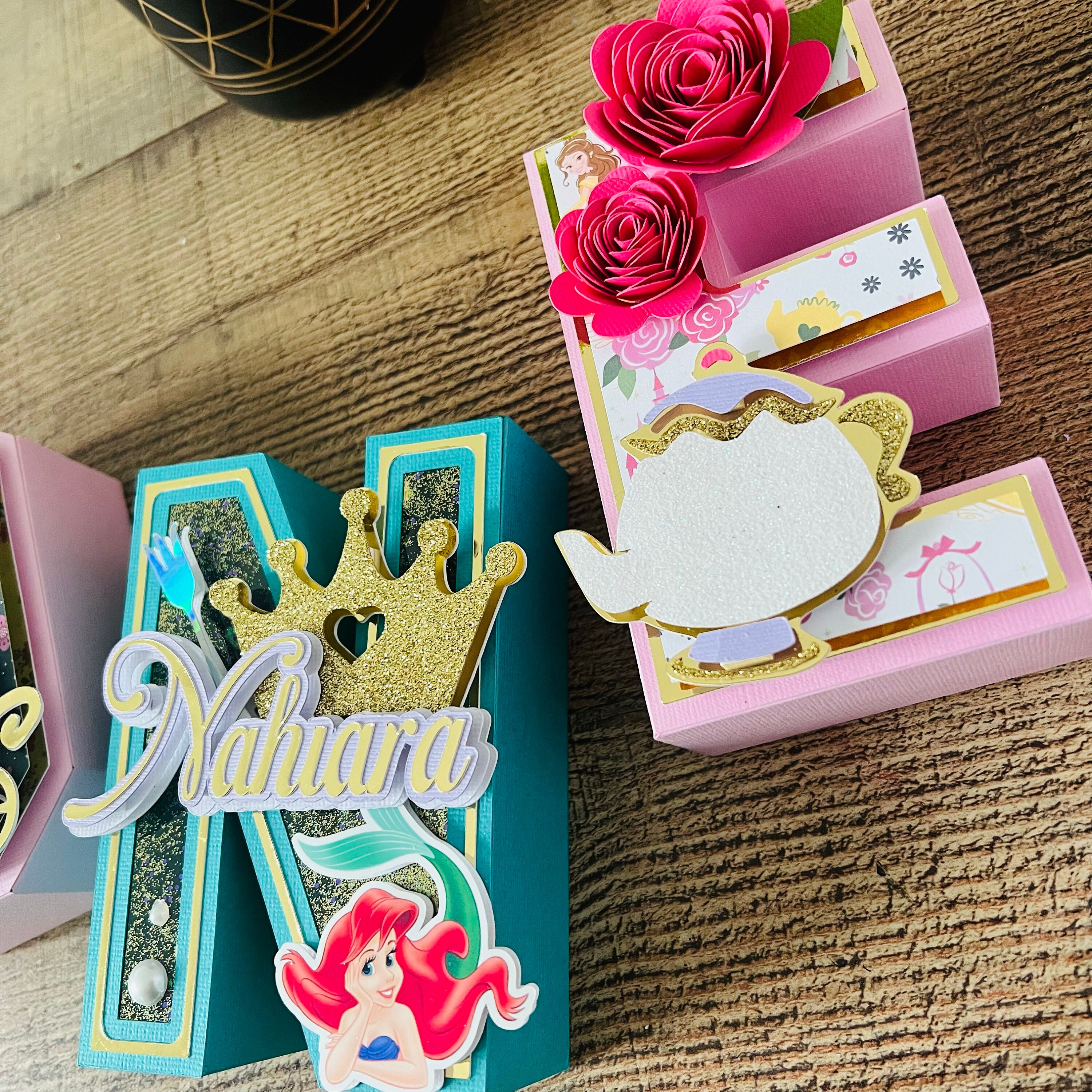 Princesses 3D Letter/ Custom 3D Letters/ Princess Birthday Party ...
