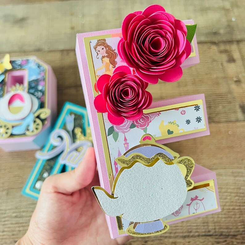 Princesses 3D Letter/ Custom 3D Letters/ Princess Birthday Party ...