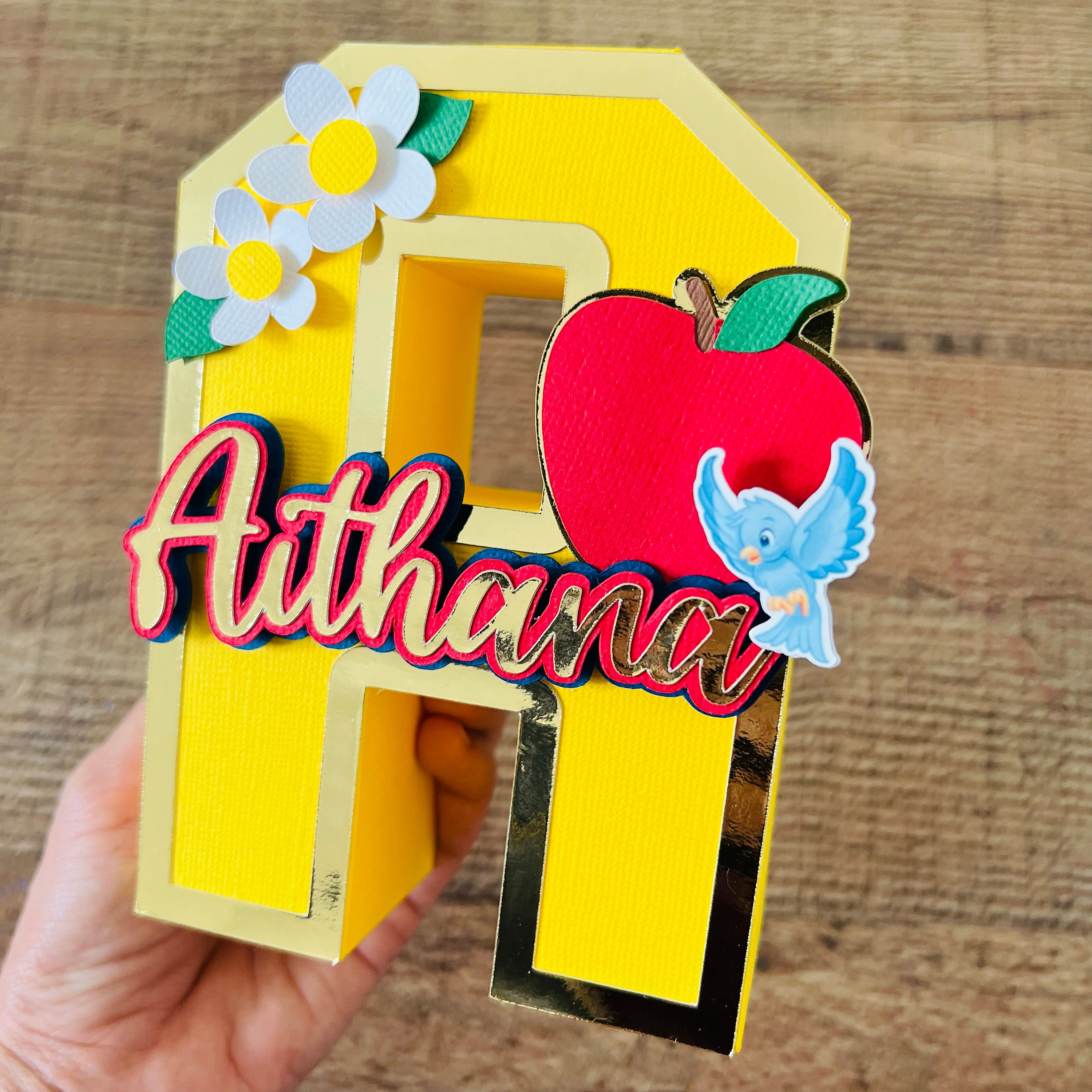 Princess 3D Letter/snow White 3D Letters/ Princess Birthday Party ...