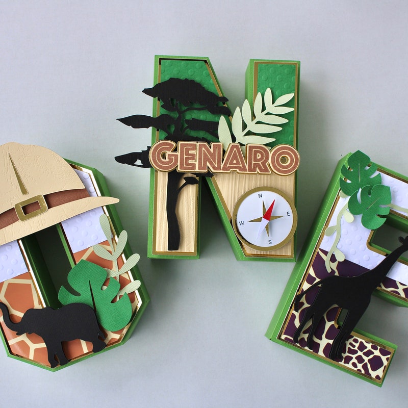 Safari Letters - Etsy