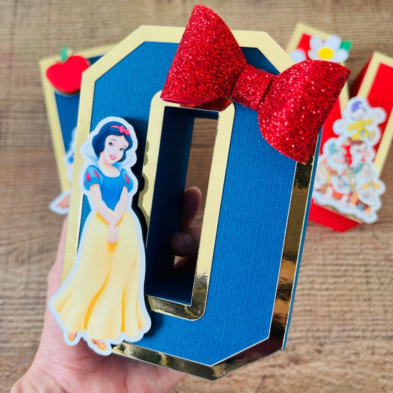Princess 3D Letter/snow White 3D Letters/ Princess Birthday Party ...