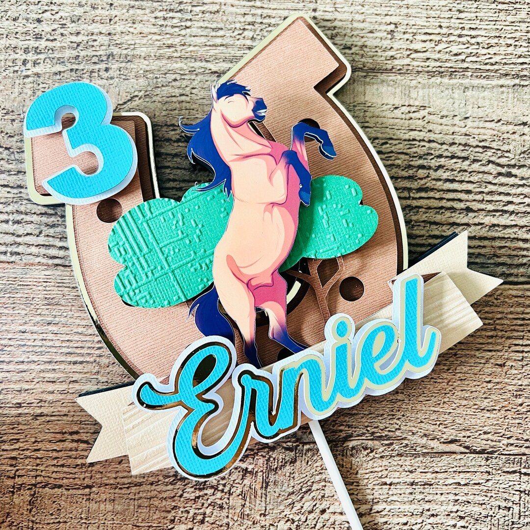 Spirit Cake Topper/ Spirit Centerpieces/ Spirit Riding Free Party Decorations/ Spirit Riding ...