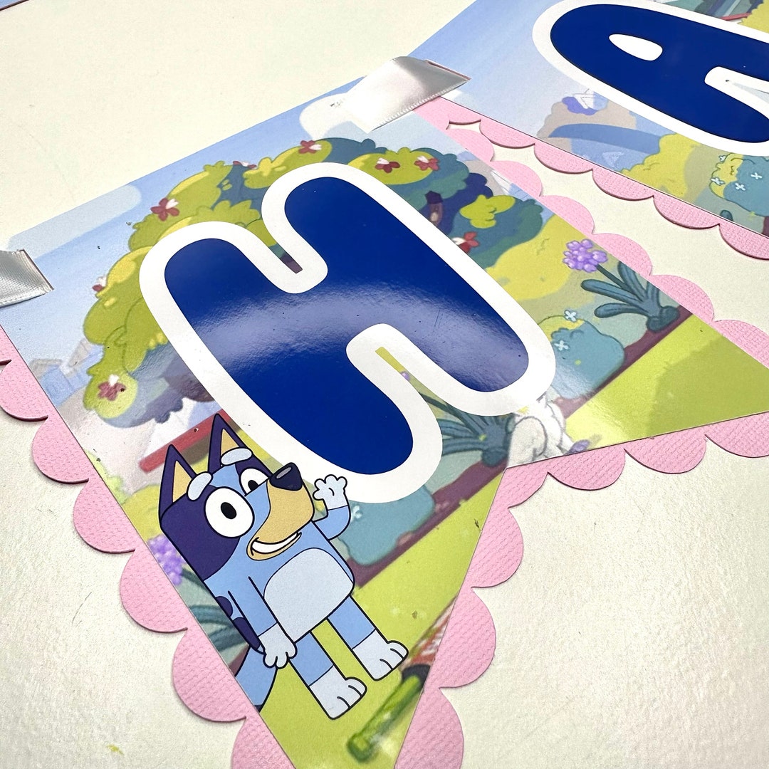 Bluey Banner/bluey Family Banner/ Bluey and Bingo Banner/ Bluey Party ...