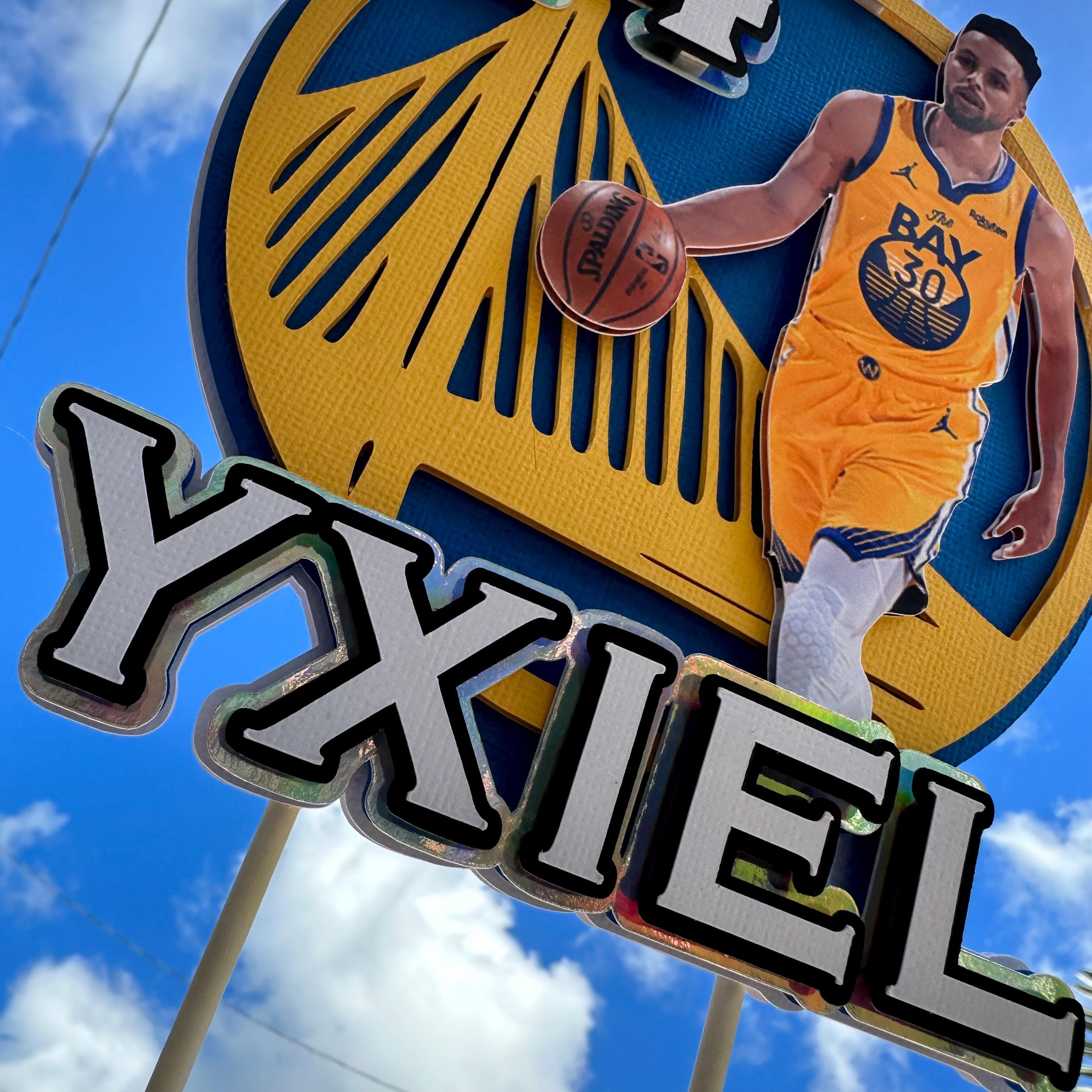 Golden State Cake Topper/ Stephen Curry Cake Topper/ Basketball Party ...