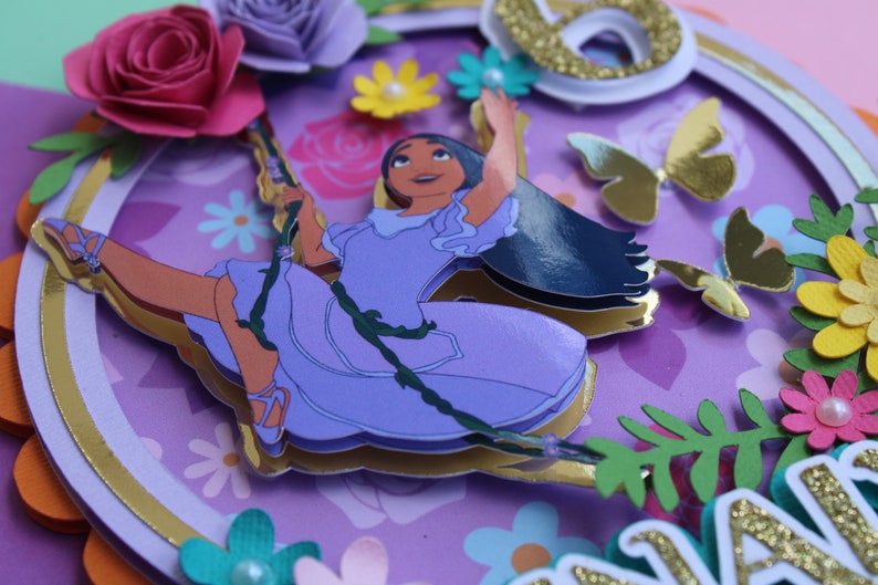 Isabella Madrigal Cake Topper/ Encanto Theme Birthday/ Encanto Party ...
