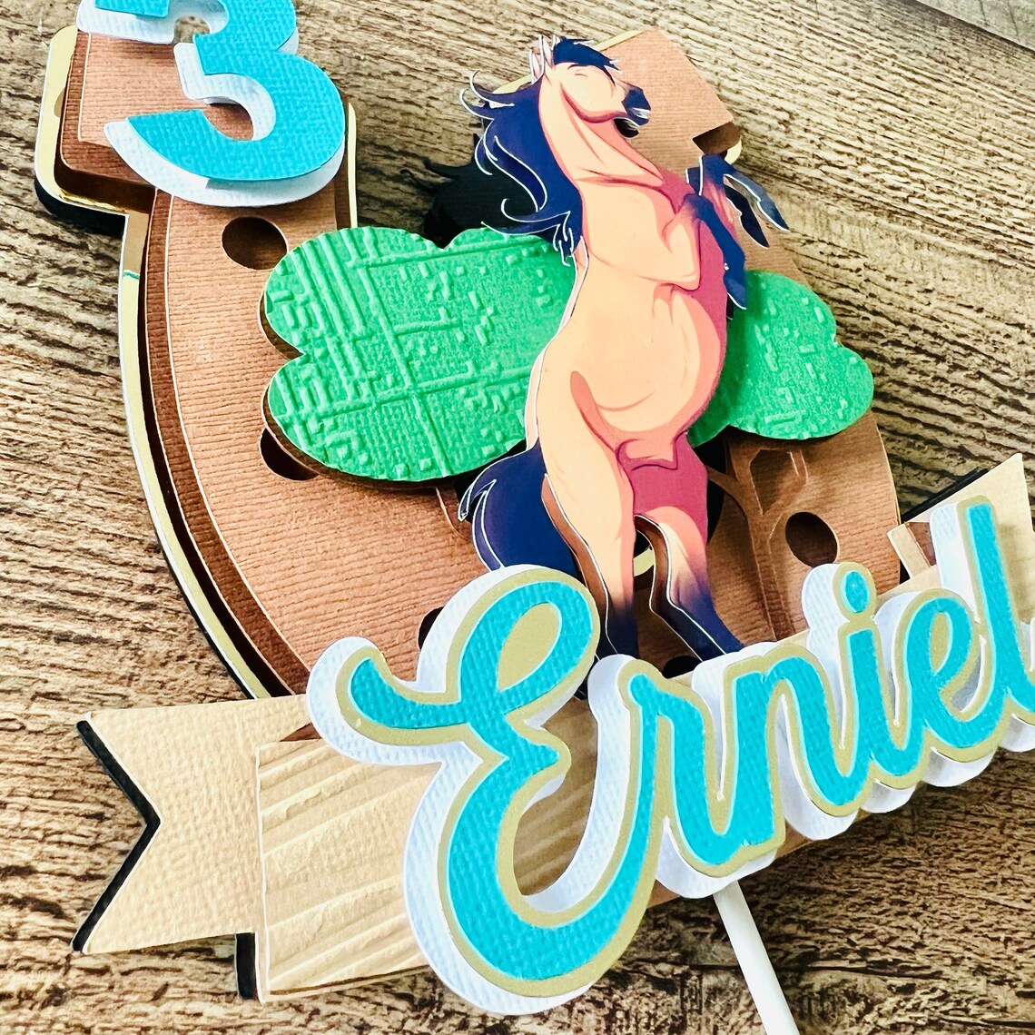 Spirit Cake Topper/ Spirit Centerpieces/ Spirit Riding Free Party Decorations/ Spirit Riding ...